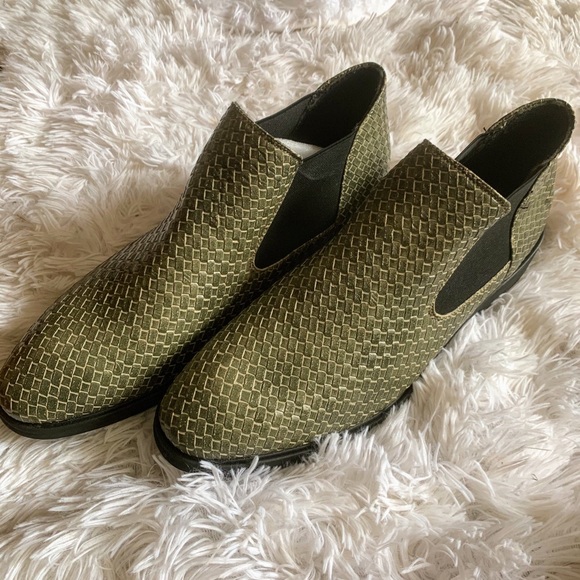 Jingpin | Shoes | Italian Mens Woven Leather Boot By Jingpin | Poshmark